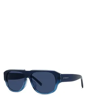 Givenchy Geometric Sunglasses - Blue/blue