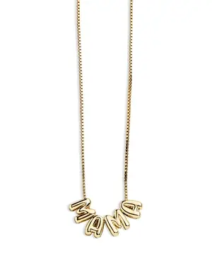 Baublebar Mama Pendant Necklace - Gold