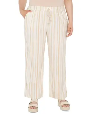 LIVERPOOL Striped Pull-on Pants
