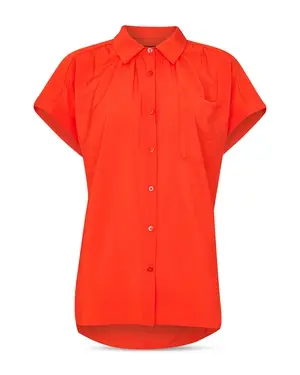 Whistles Nicola Button-front Shirt - Red