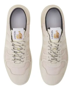 LANVIN Clay Mesh Sneakers - Pale Grey.