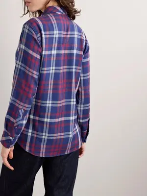 GOD’S TRUE CASHMERE Checked Cashmere Shirt