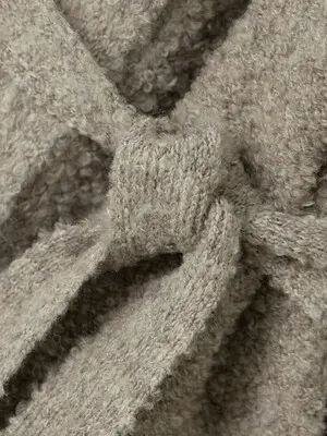 DEIJI STUDIOS Pod Belted Bouclé Cardigan