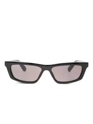 Jacquemus Rectangle-frame Sunglasses - Black