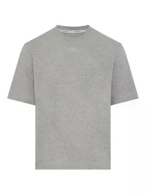 MARINE SERRE Moon Logo Jersey Loose Fit Ss T-shirt - Grey