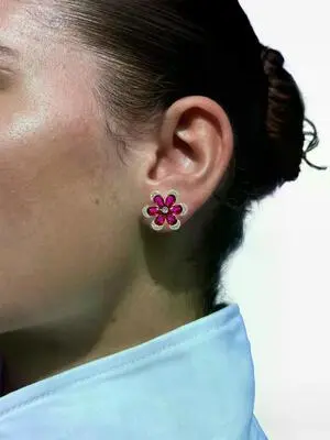 JUWELINA PARIS Ruby Rose Earrings