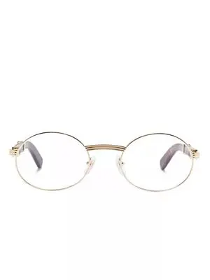 CARTIER Oval-frame Glasses - Gold