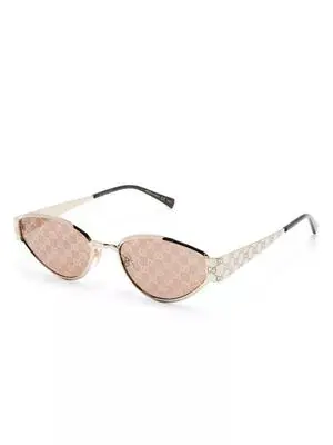 Gucci Gg-motif Cat-eye Sunglasses