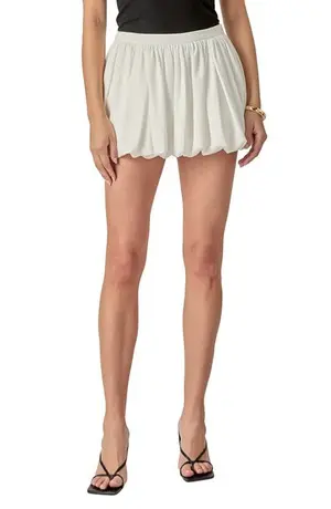 English Factory Balloon Miniskirt - White