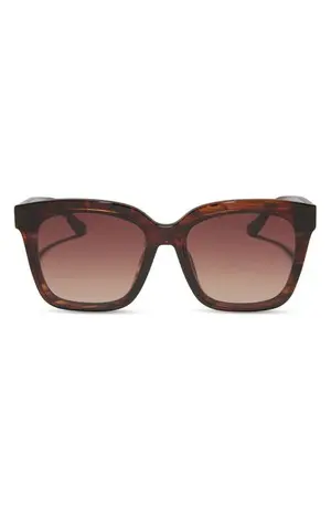 DIFF Meredith Ii 59mm Square Sunglasses - Sequoia Tortoise/brown