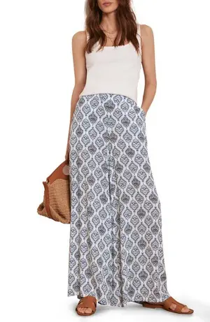 Mint Velvet Printed Wide Leg Trousers