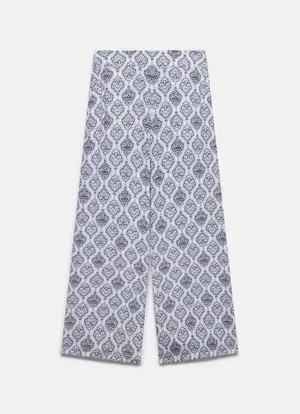 Mint Velvet Printed Wide Leg Trousers
