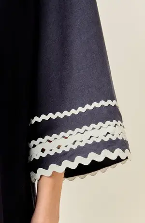 English Factory Colorblock Mini Dress - Navy