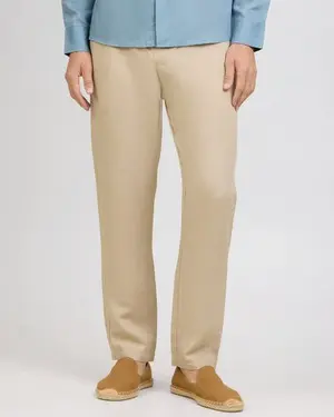 Onia Air Linen Pull-on Pant - Dune
