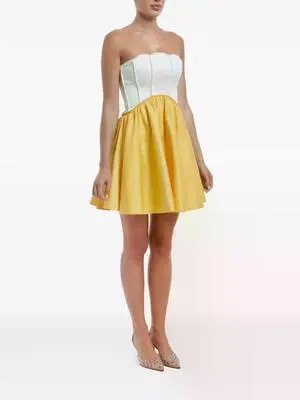 POST MERIDIEM Pleated Mini Dress