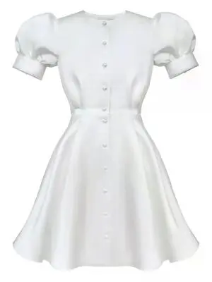 POST MERIDIEM Button-down Mini Dress - White