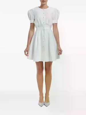 POST MERIDIEM Button-down Mini Dress - White