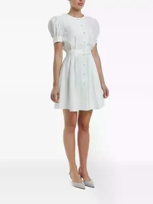 POST MERIDIEM Button-down Mini Dress - White