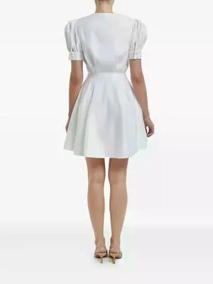 POST MERIDIEM Button-down Mini Dress - White