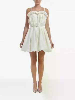 POST MERIDIEM Draped Thin-strap Mini Dress