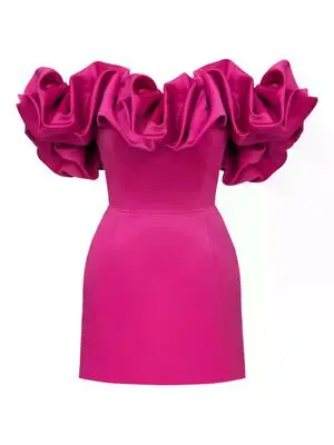 POST MERIDIEM Meringue Mini Dress - Pink