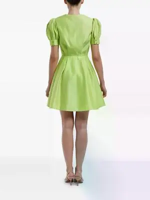 POST MERIDIEM Button-down Mini Dress - Green