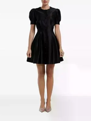 POST MERIDIEM Button-down Mini Dress - Black