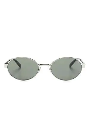 Saint Laurent SL 692 Sunglasses Silver Silver Grey