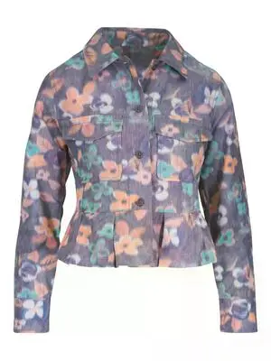 ODEEH Floral-print Jacket