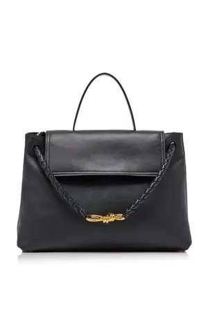 Bottega Veneta Andiamo Top Handle Bag - Black