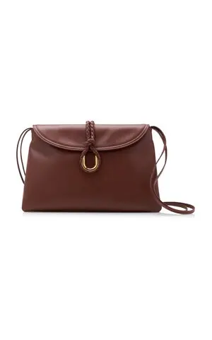 Bottega Veneta Liberta Leather Crossbody Bag - Brown