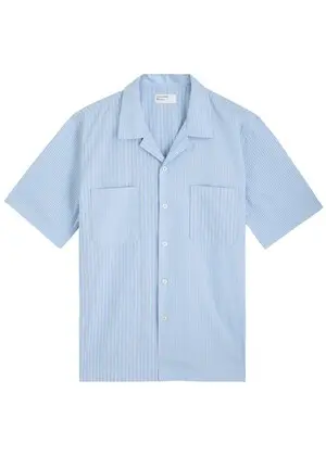Universal Works Road Striped Cotton Shirt