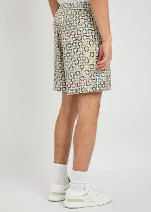 Givenchy Logo-intarsia Silk Pyjama Shorts
