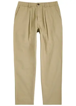 Universal Works Pleated Cotton-twill Trousers