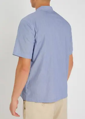Universal Works Road Fine-striped Cotton Shirt