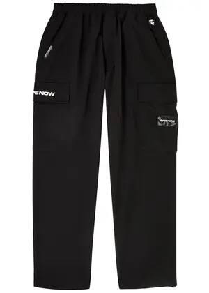 AAPE BY *A BATHING APE® Straight-leg Shell Cargo Trousers - Black
