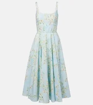 Emilia Wickstead Off The Shoulder Day Dresses