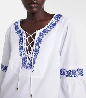 Heidi Klein Cannes Cotton Beach Cover-up
