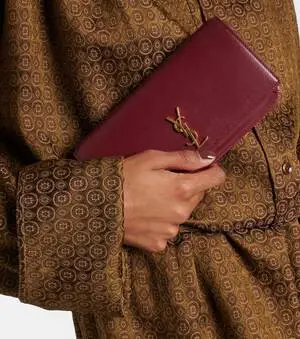 Saint Laurent Cassandre Leather Crossbody Bag