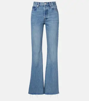 FRAME The Lax Flared Jeans - Blue