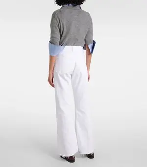 FRAME The Lax Flared Jeans - White