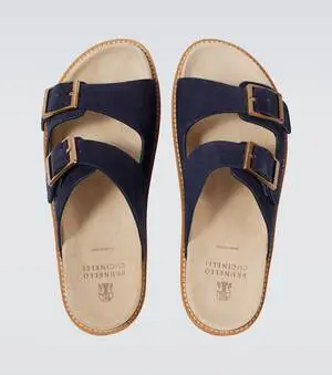 Brunello Cucinelli Suede Sandals