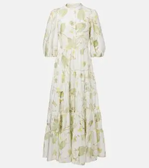 Erdem Cotton Maxi Dress - White