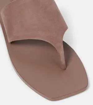 A.emery Paton Suede Slides - Brown
