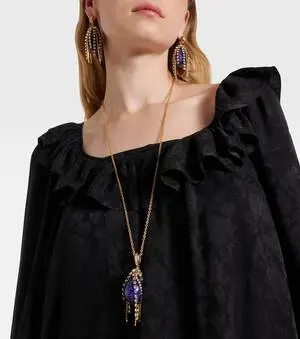 Chloé Crystal-embellished Pendant Necklace