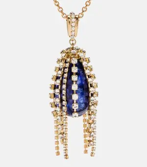 Chloé Crystal-embellished Pendant Necklace