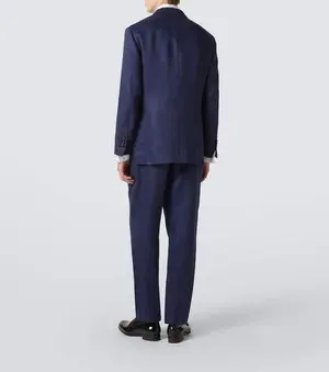 Brunello Cucinelli Double-breasted Linen Tuxedo