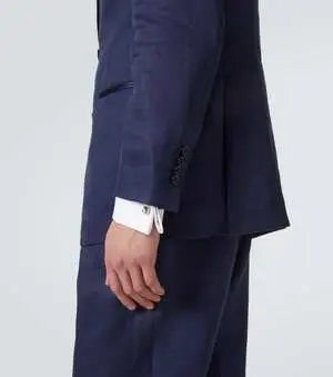 Brunello Cucinelli Double-breasted Linen Tuxedo
