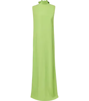TALLER MARMO Miami Crêpe Cady Maxi Dress - Green
