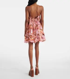 Chloé Floral Silk Minidress
